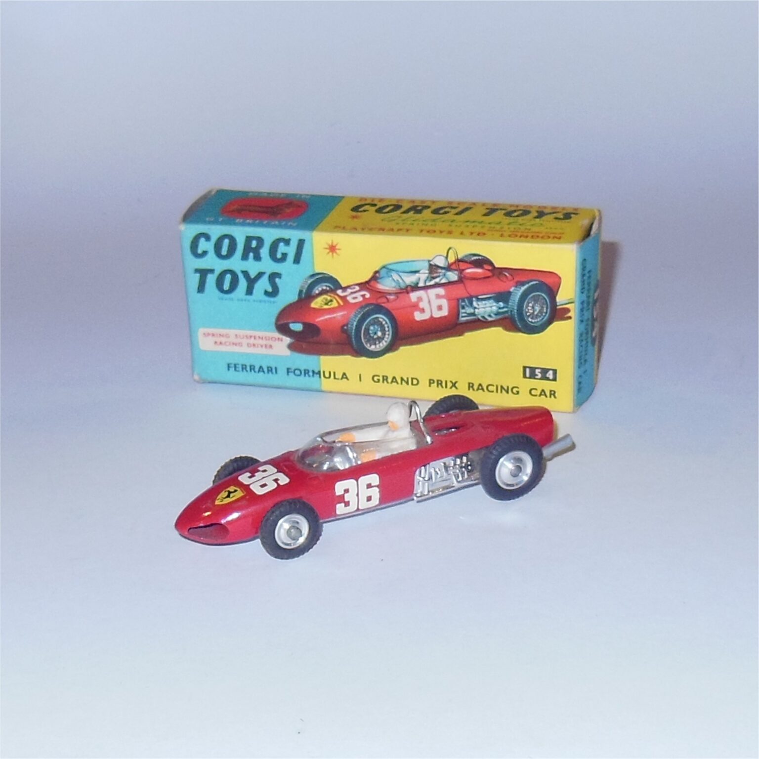 Corgi Toys 154 Ferrari Formula 1 Grand Prix Racing Car - Antique Toy World