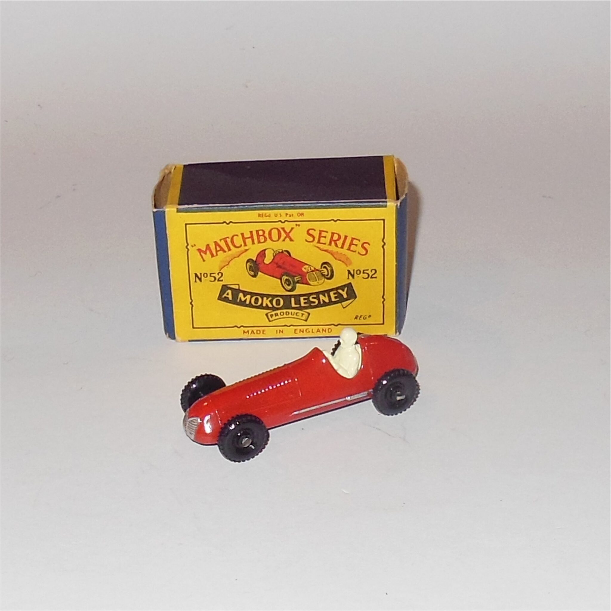 Matchbox Lesney 52a Maserati Red - Antique Toy World