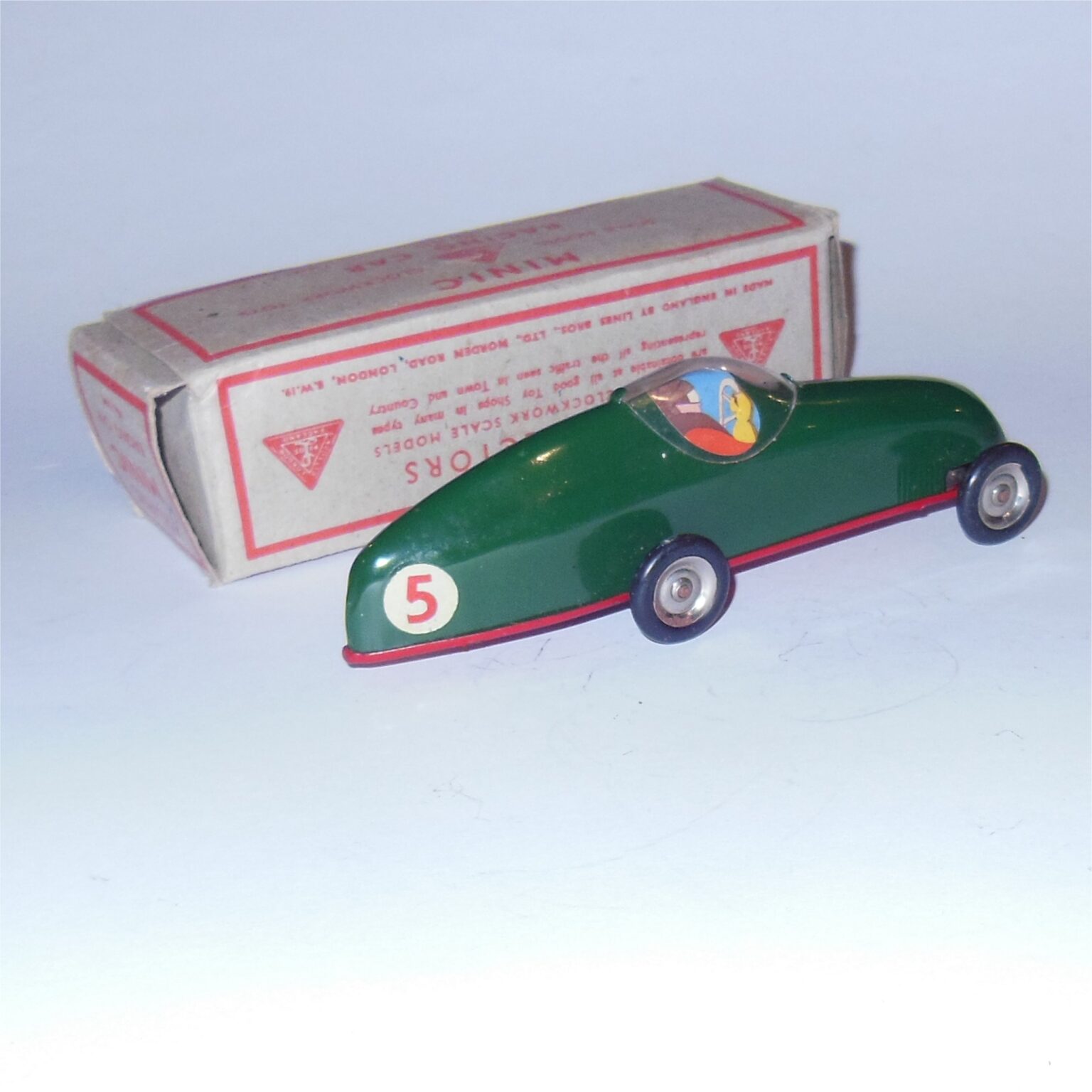 Triang Minic 13M Clockwork Racing Car with Box - Antique Toy World