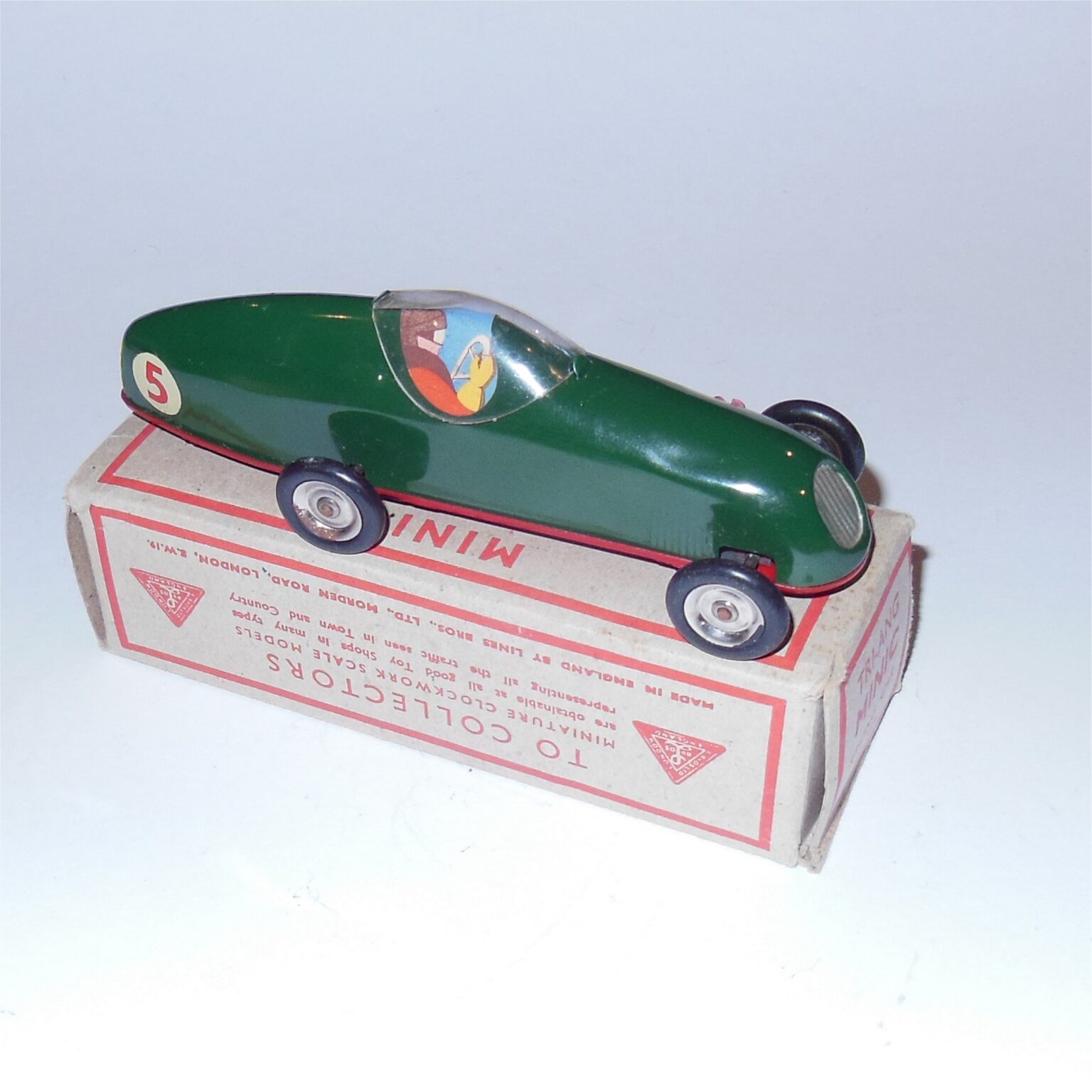 Triang Minic 13M Clockwork Racing Car with Box - Antique Toy World
