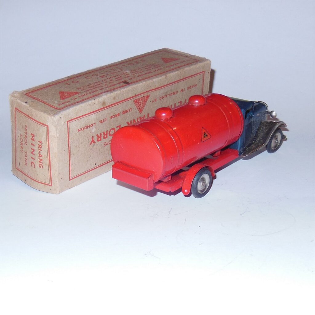 Triang Minic 15M Clockwork Petrol Tank Lorry with Box - Antique Toy World