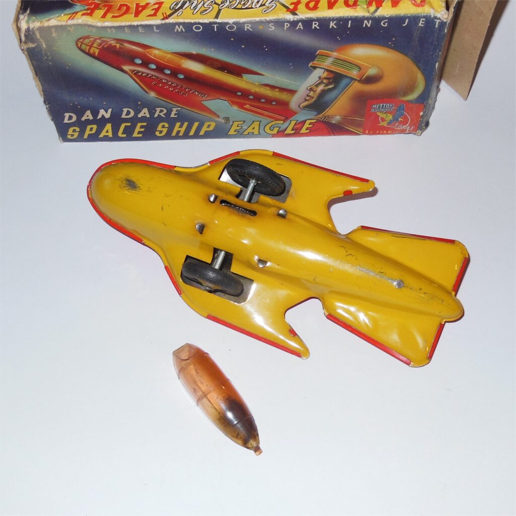 Mettoy 8230 Dan Dare Space Ship Eagle 1950's - Antique Toy World