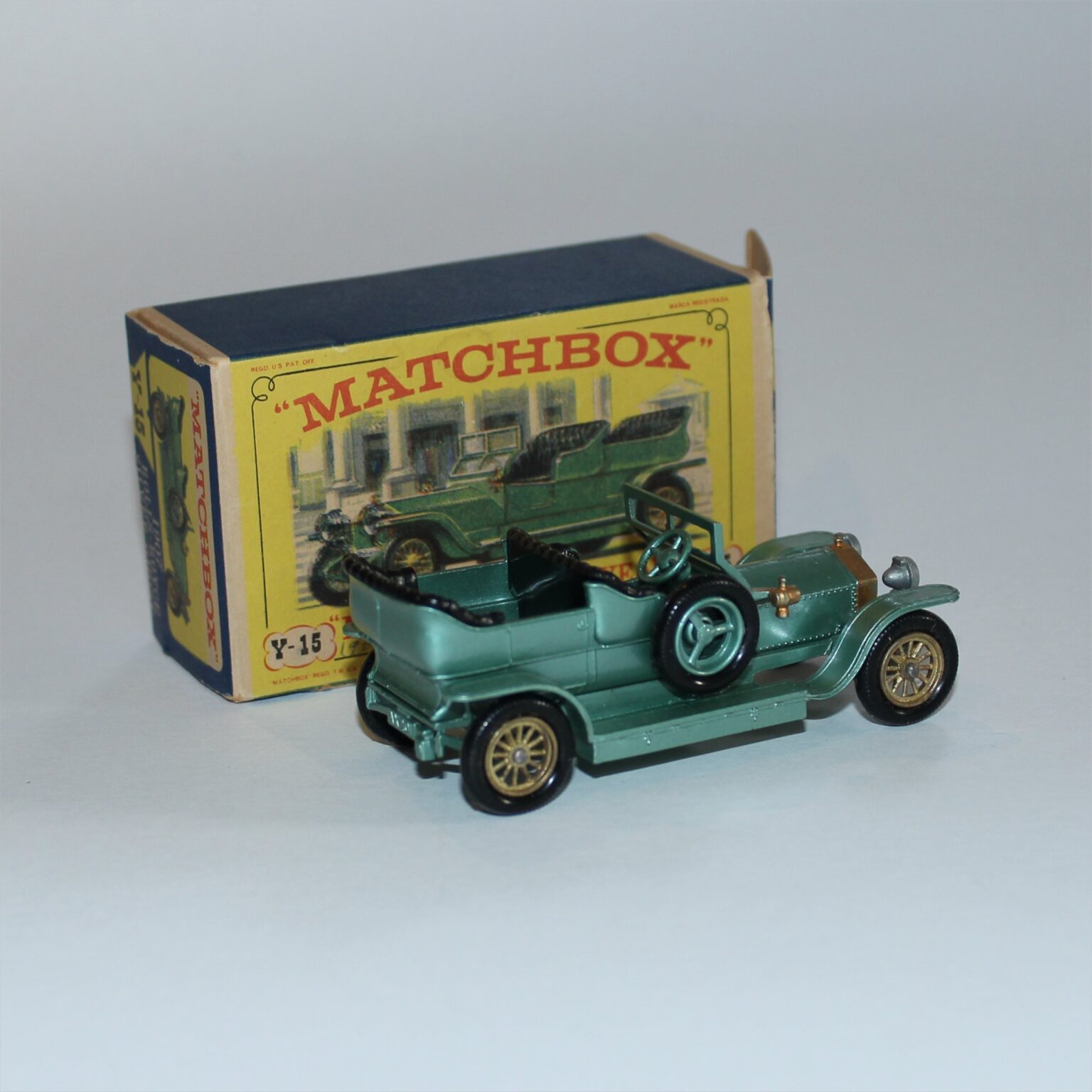 Matchbox Models of Yesteryear Y-15 1907 Rolls-Royce Silver Ghost Boxed ...
