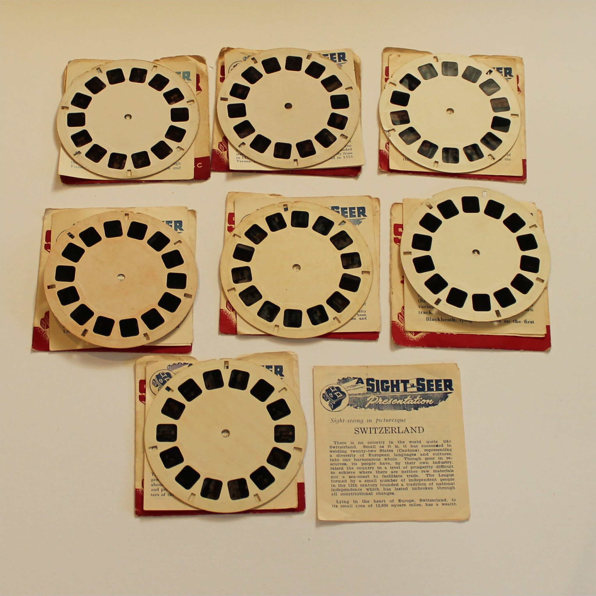 Australian Sight-Seer 3-D View-Master Style Reels x 7 - Antique Toy World