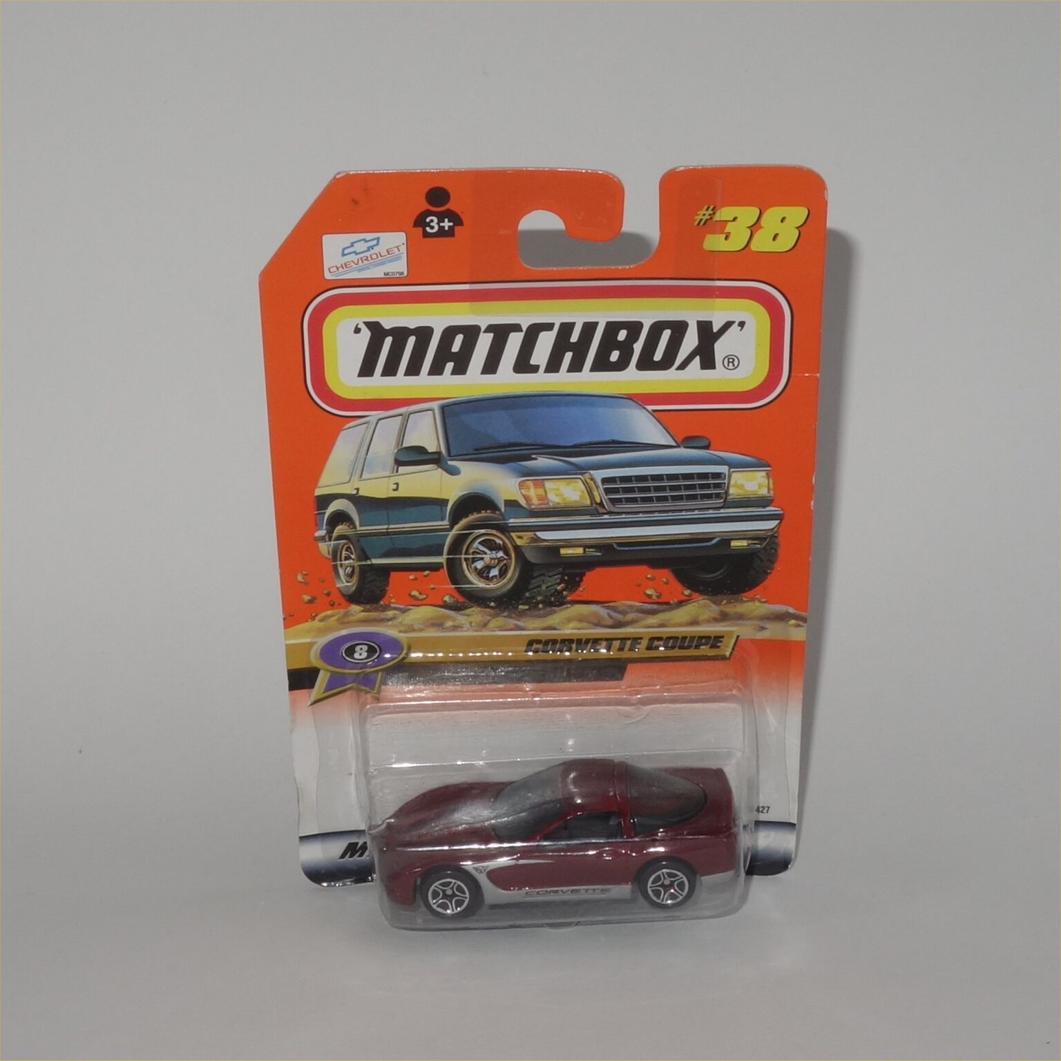 Matchbox No 38 Chevrolet Corvette Coupe Red - Antique Toy World