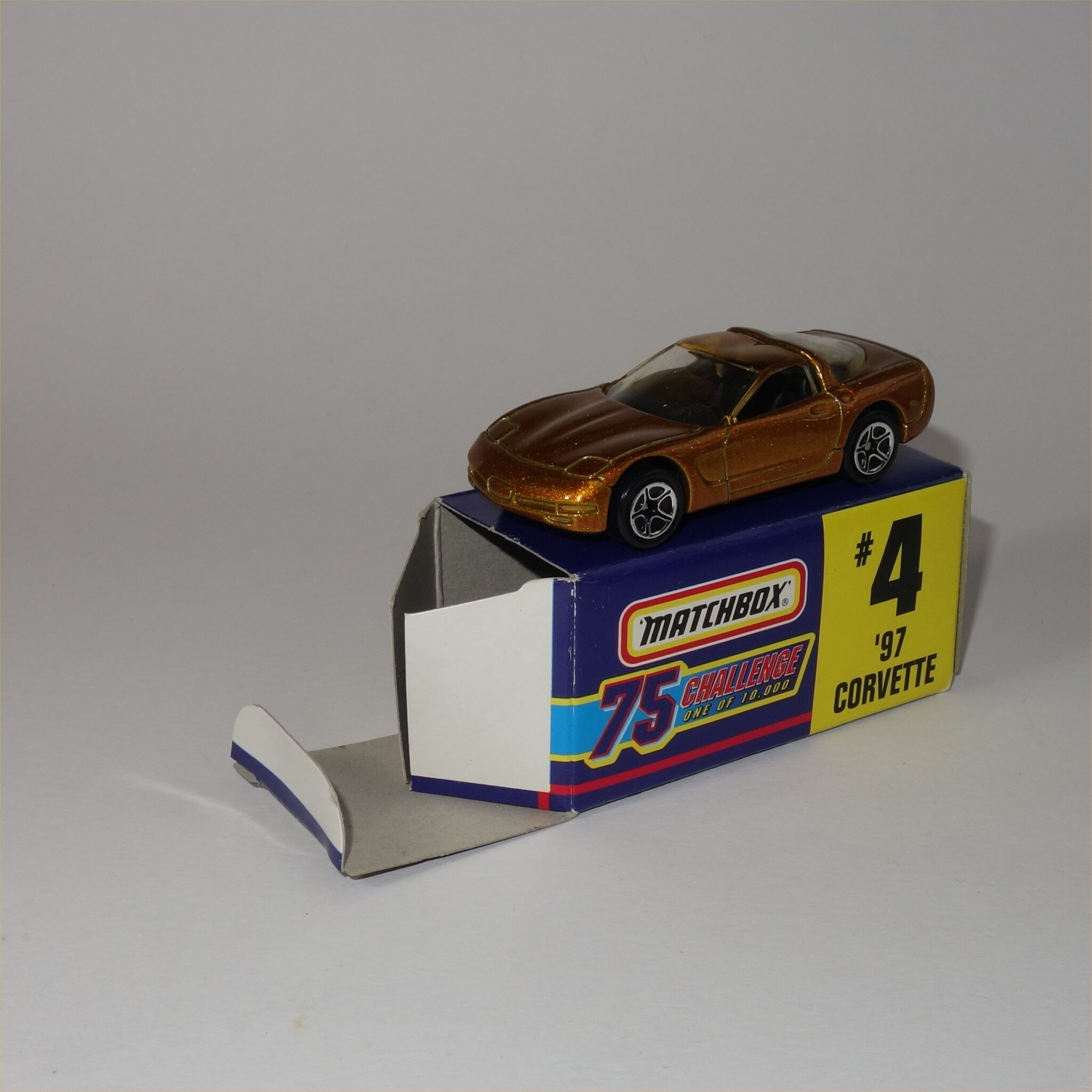 Matchbox '97 Chevrolet Corvette Hard Top Gold - Antique Toy World