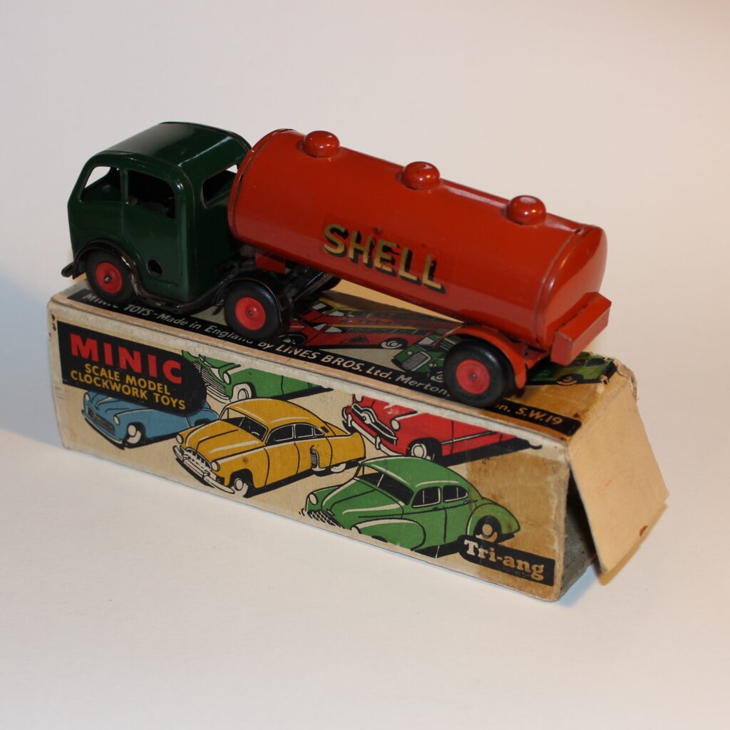 Triang Minic 31M Clockwork Minic Articulated Shell Tanker - Antique Toy ...