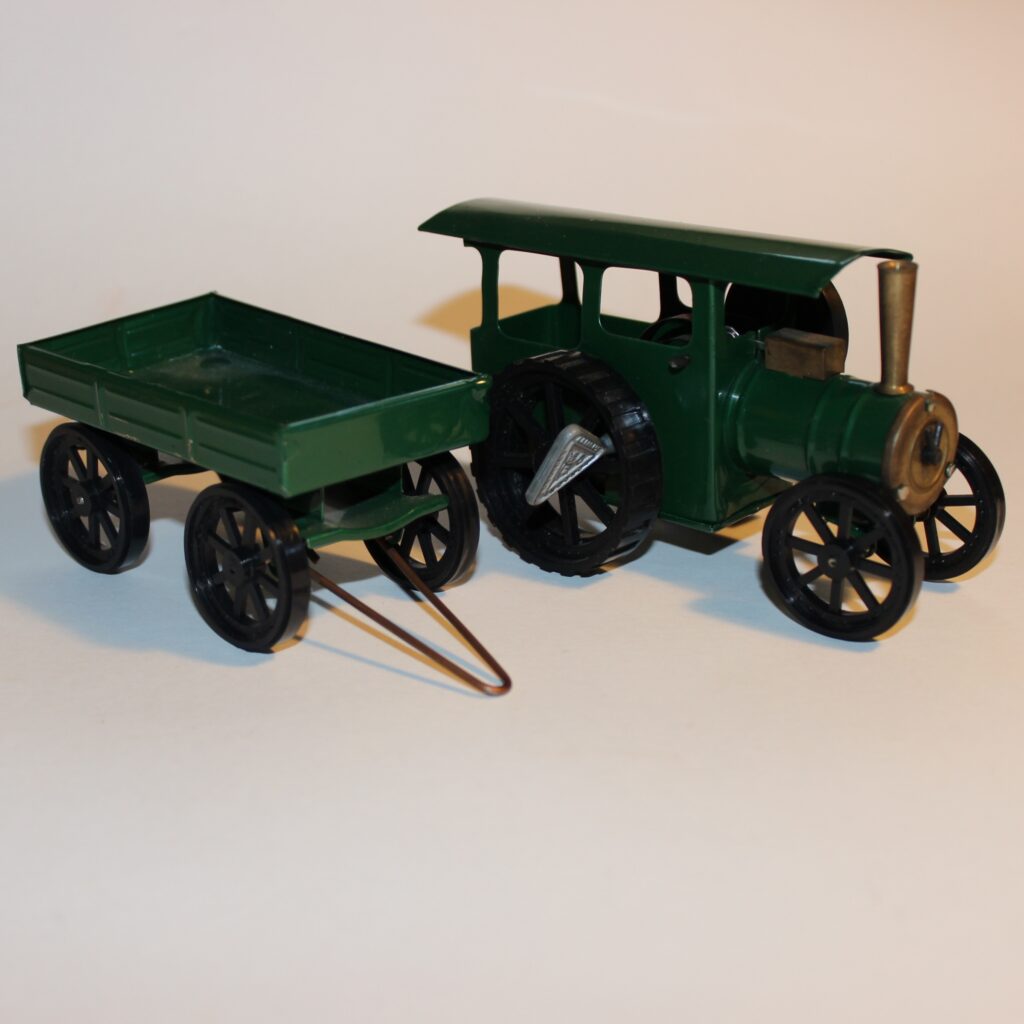 Triang Minic 54M Clockwork Traction Engine & Trailer - Antique Toy World