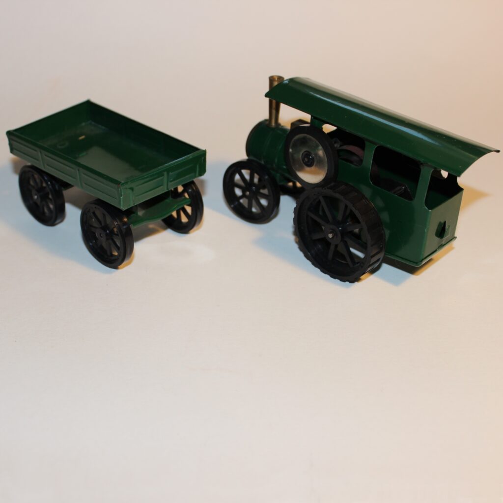Triang Minic 54M Clockwork Traction Engine & Trailer - Antique Toy World
