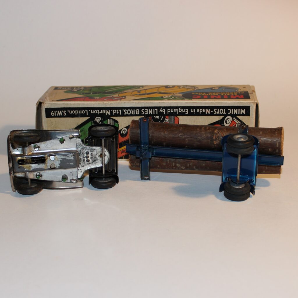 Triang Minic 74M Clockwork Articulated Log Lorry - Antique Toy World