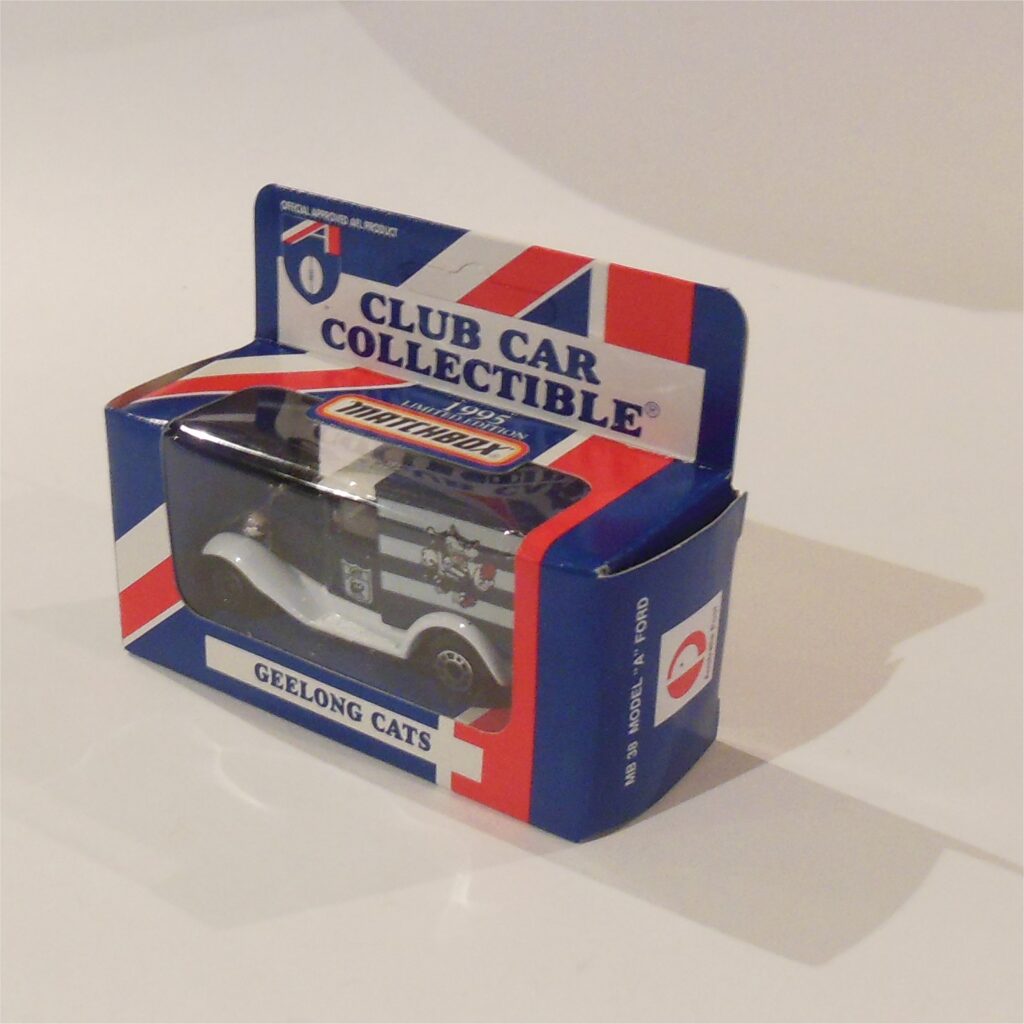 Matchbox 1995 AFL Football Club Car Geelong Cats Model A Ford - Antique ...