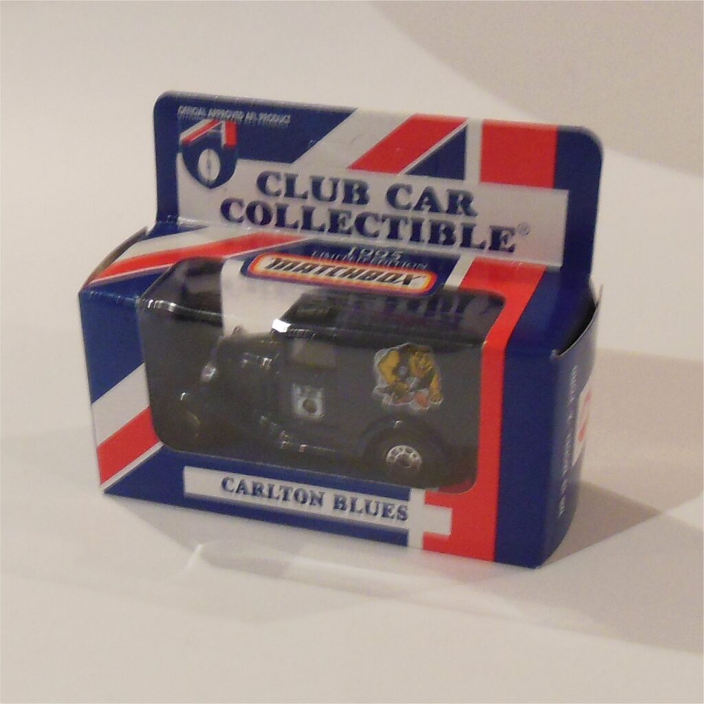 Matchbox 1995 AFL Football Club Car Carlton Blues Model A Ford ...