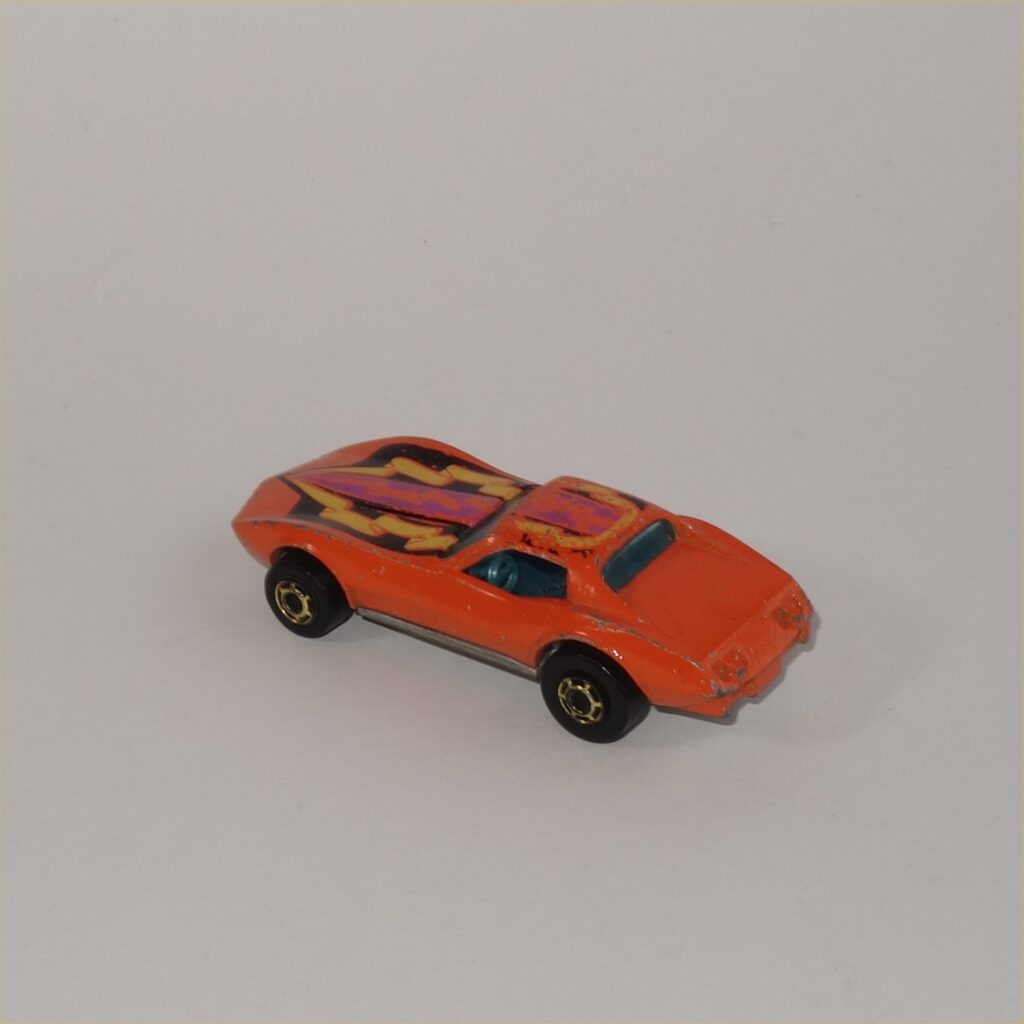 Hot Wheels Flying Colors Corvette Stingray Orange 1980 GHO Wheels ...