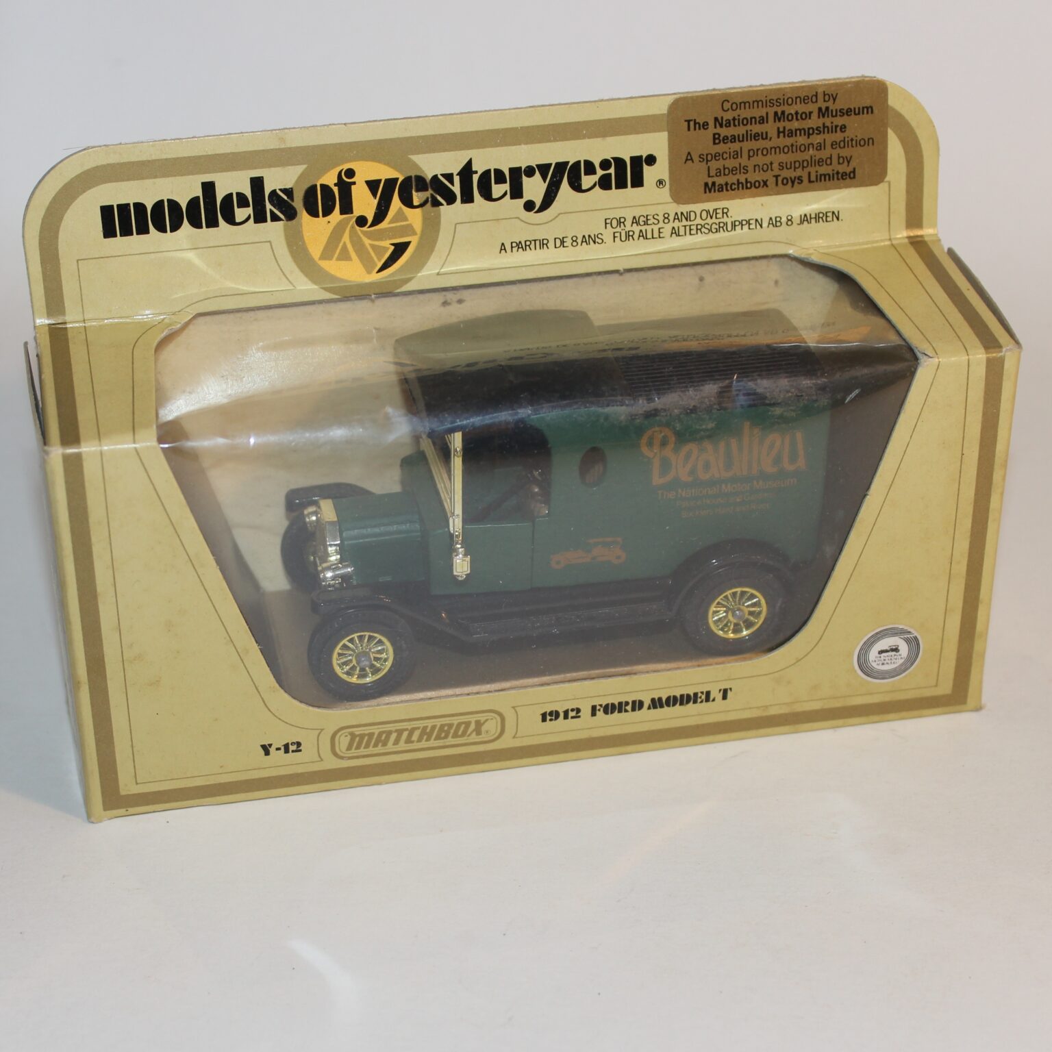 Matchbox Models of Yesteryear Y-12 1912 Ford Model T Beaulieu Motor ...