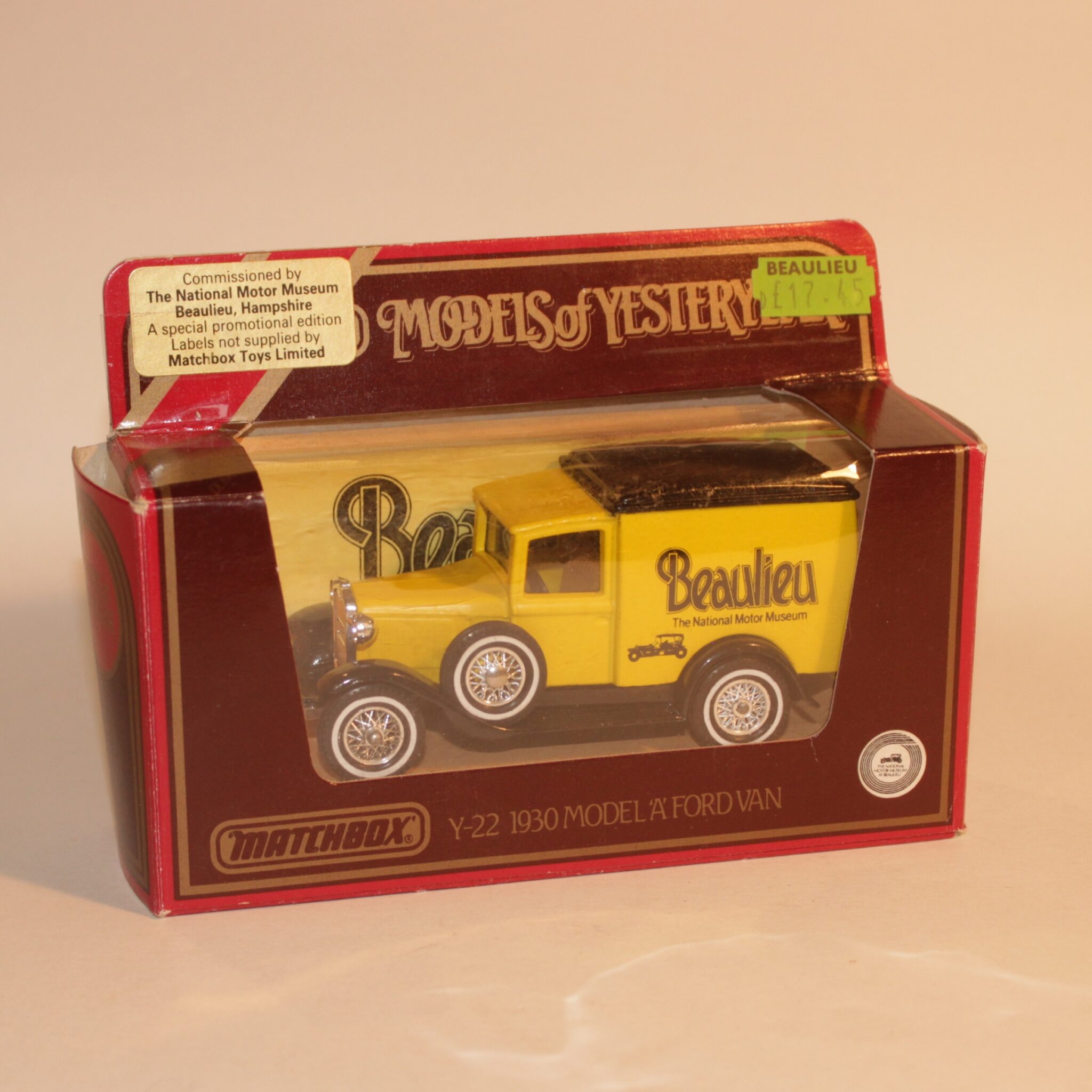 Matchbox Models of Yesteryear Y-22 1930 Ford Model A Beaulieu Motor ...