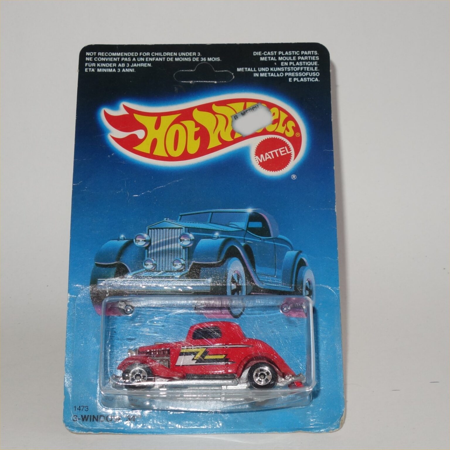 Mattel Hot Wheels 1987 Ford 3 Window '34 ZZ-Top Canadian Card MoC ...