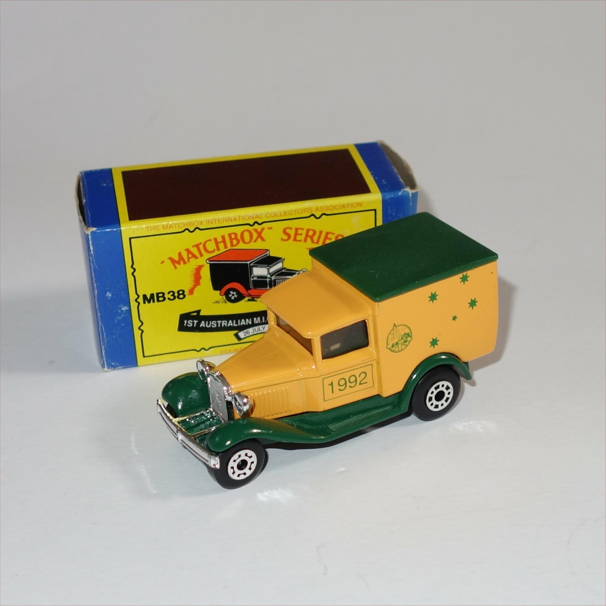 Matchbox MB38 Ford Model A Van 1992 1st MICA Australia - Antique Toy World